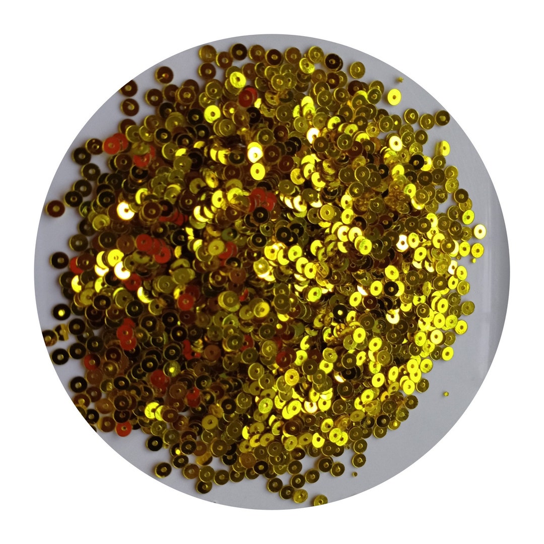 4mm Yellow Sequins Shiny Sequins Flat Sequins Lead Free PVC - Etsy
