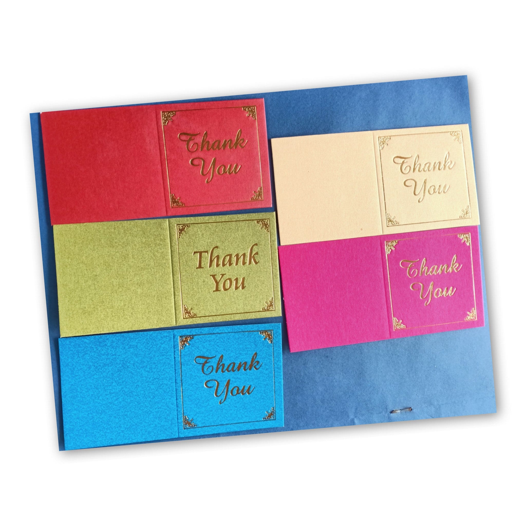 1000 Thank You Mini Cards in 5 Colors Pack of 1000 Cards - Etsy