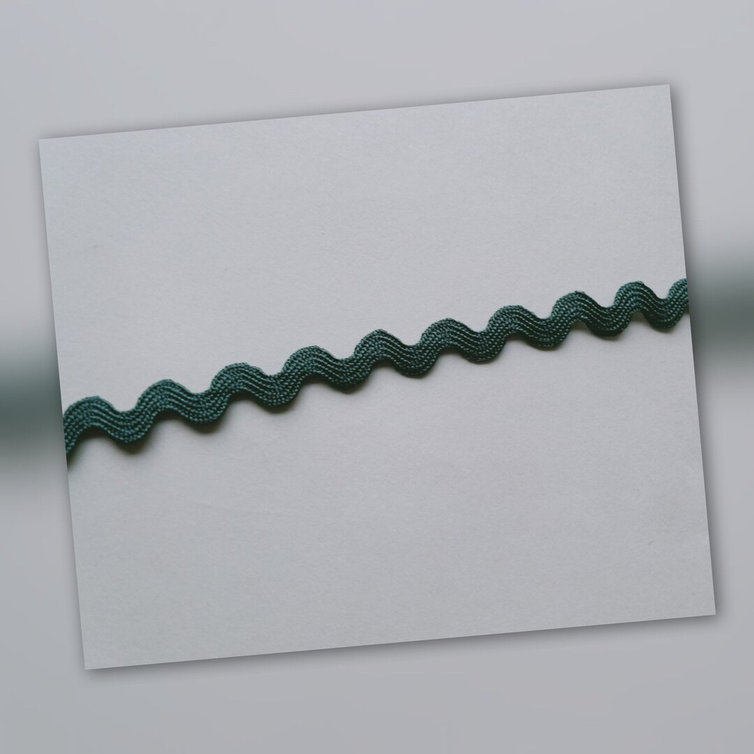 1/4 Ric Rac Dark Green Ric Rac Please Select the Yards - Etsy