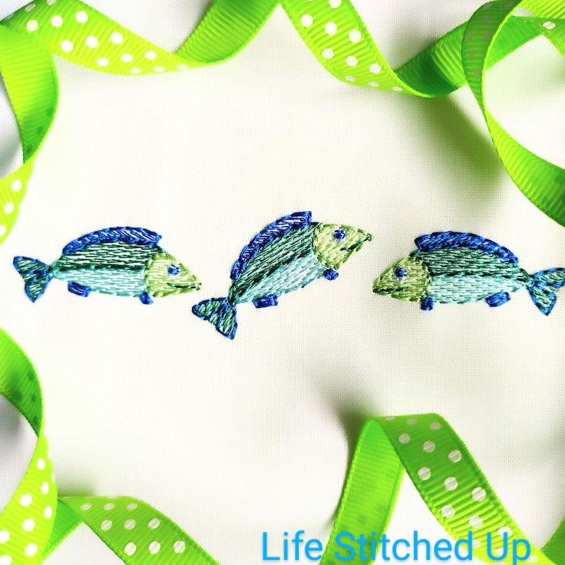Fish Embroidery - Etsy