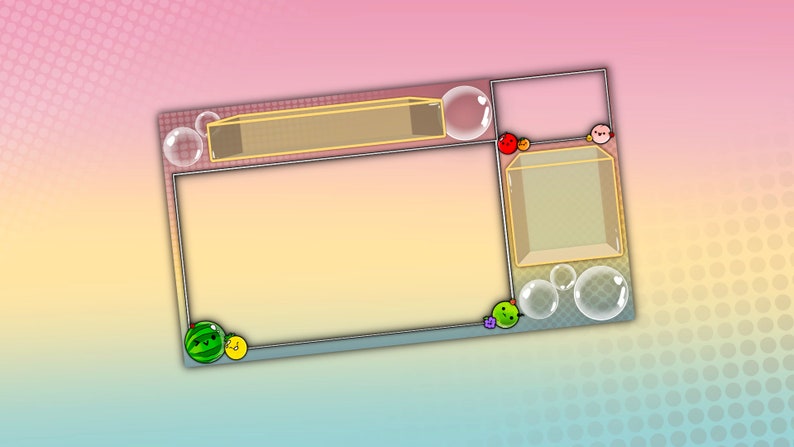 Falling Fruit Overlay Screen Twitch or Youtube - Etsy