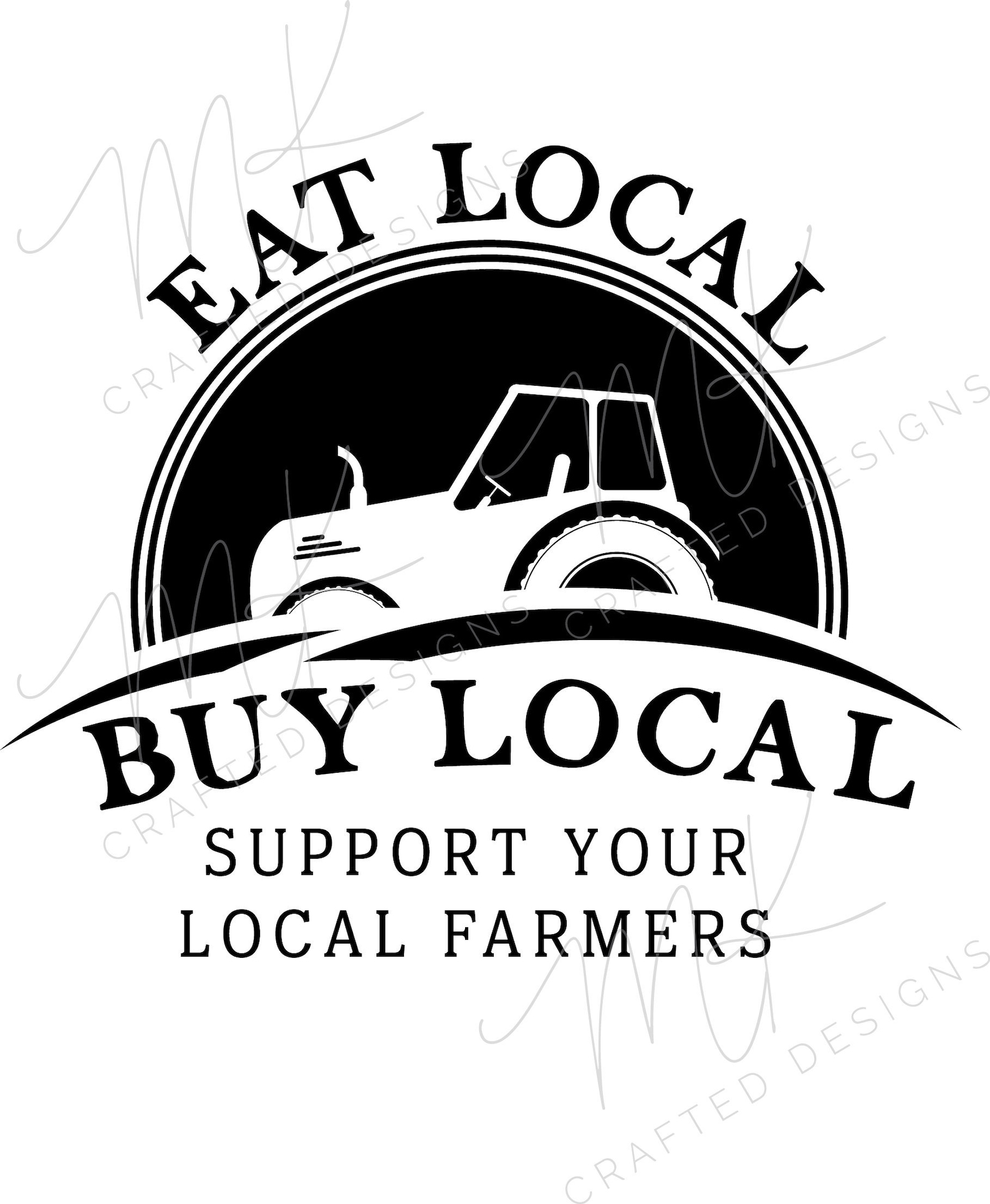 Eat Local Buy Local Farmers SVG Local Farm Fresh Farm Digital Design - Etsy