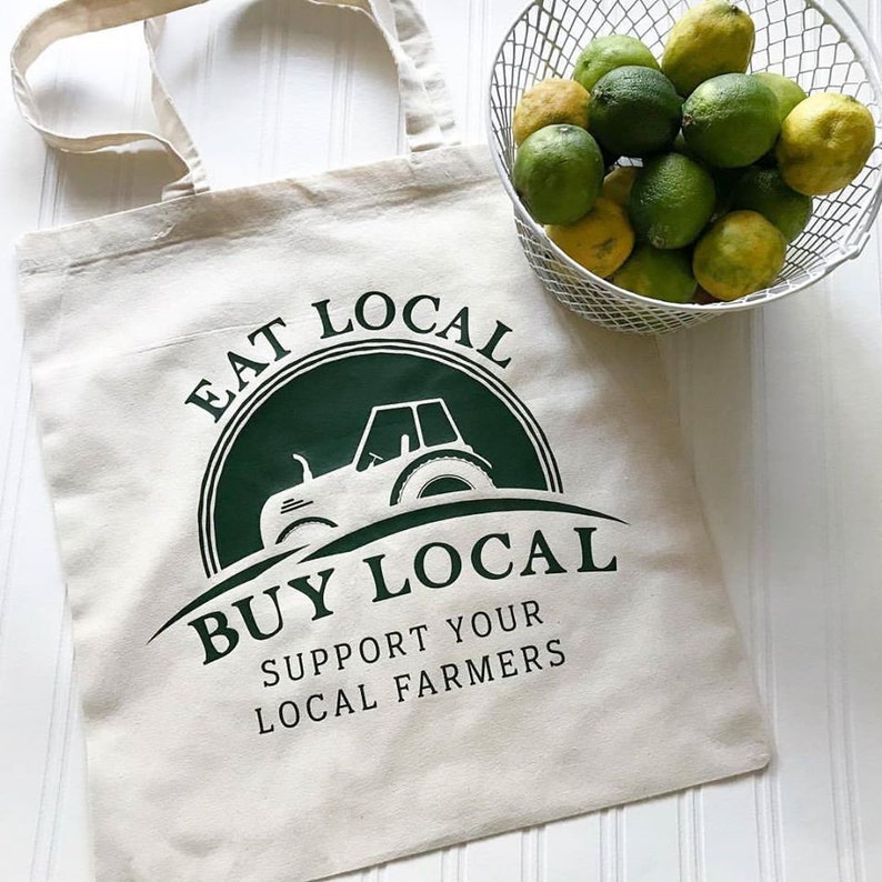 Eat Local Buy Local Farmers SVG Local Farm Fresh Farm Digital Design - Etsy