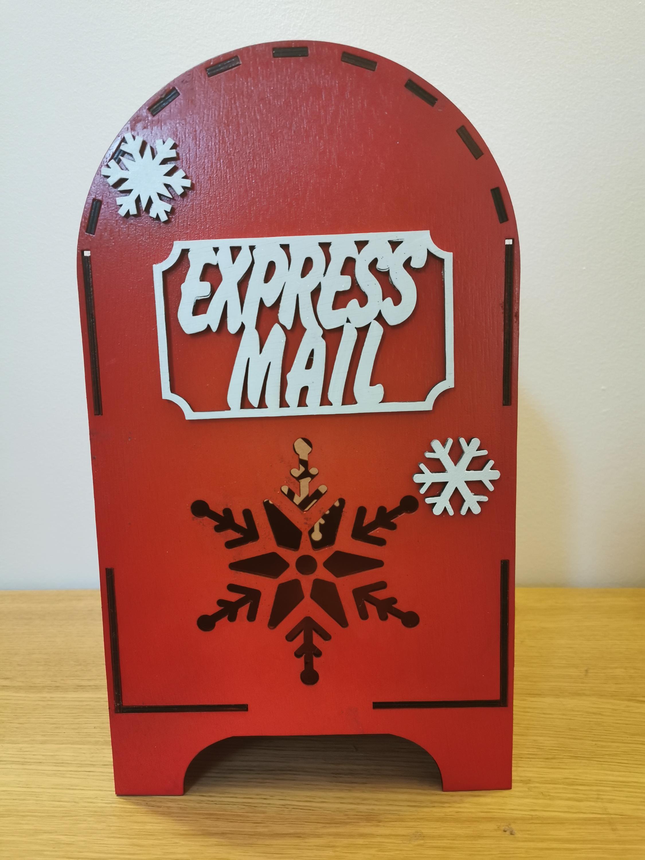 Santa's Mailbox, Letters to Santa, Cut File cdr, Ai, Svg, Dxf, Pdf ...