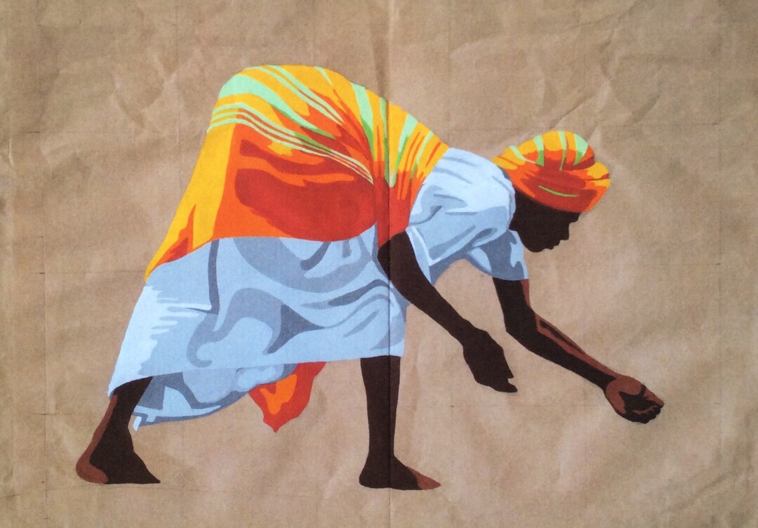 Printed Postcard of Zanzibar Woman, Painted by Priscilla (cilla) Eurich ...