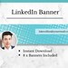 LINKEDIN Header for Your Linkedin Profile Image, Linkedin Banner ...