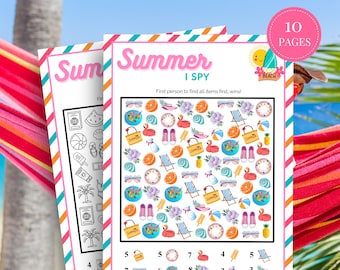 Shark I Spy Game Shark Games for Kids Shark Party Games - Etsy