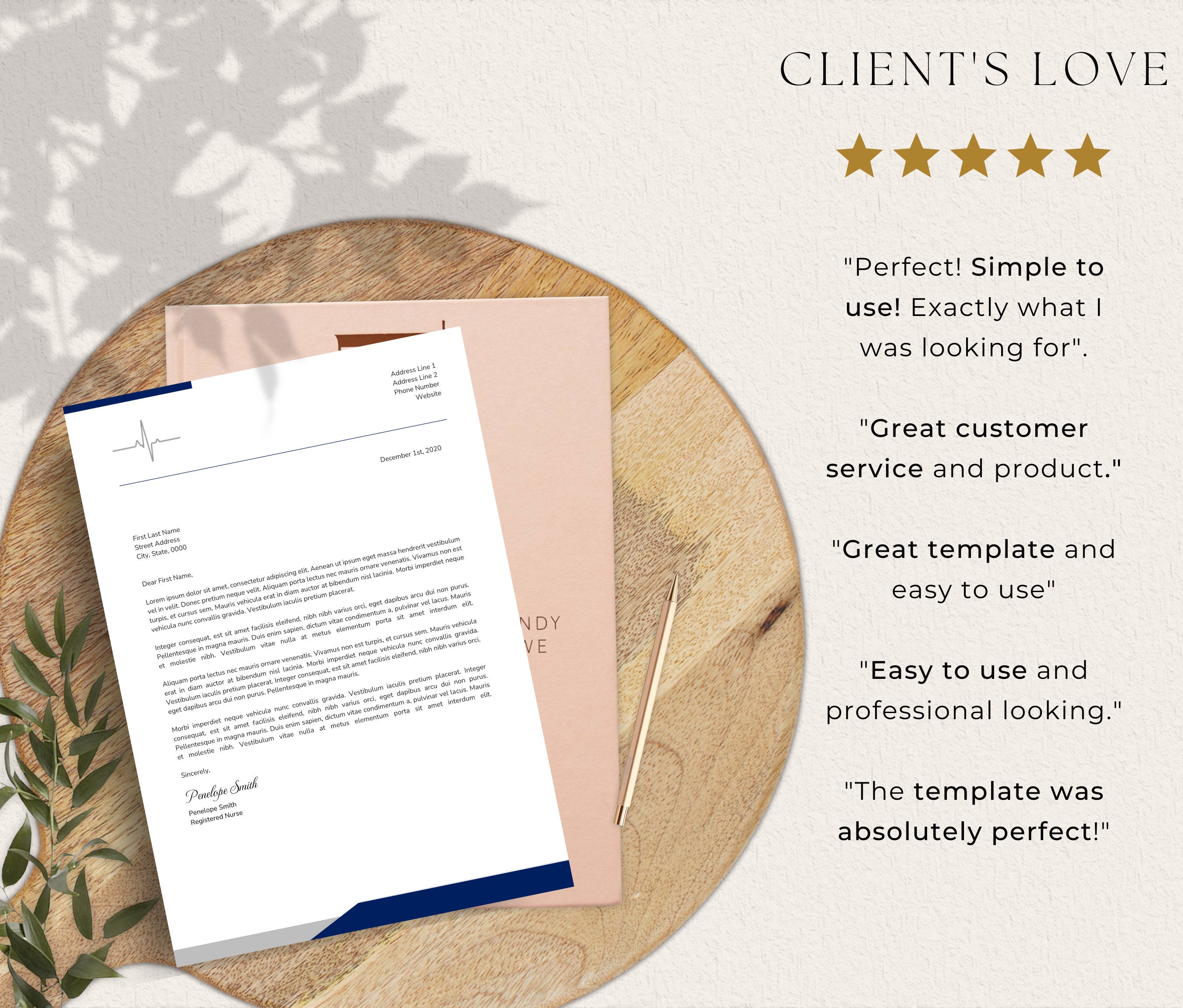 Custom Letterhead Design Business Letterhead With Logo, Printable ...