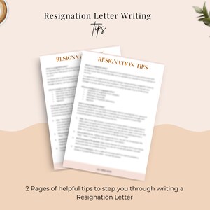 Resignation Letter Template, Resignation Template, Microsoft Word ...