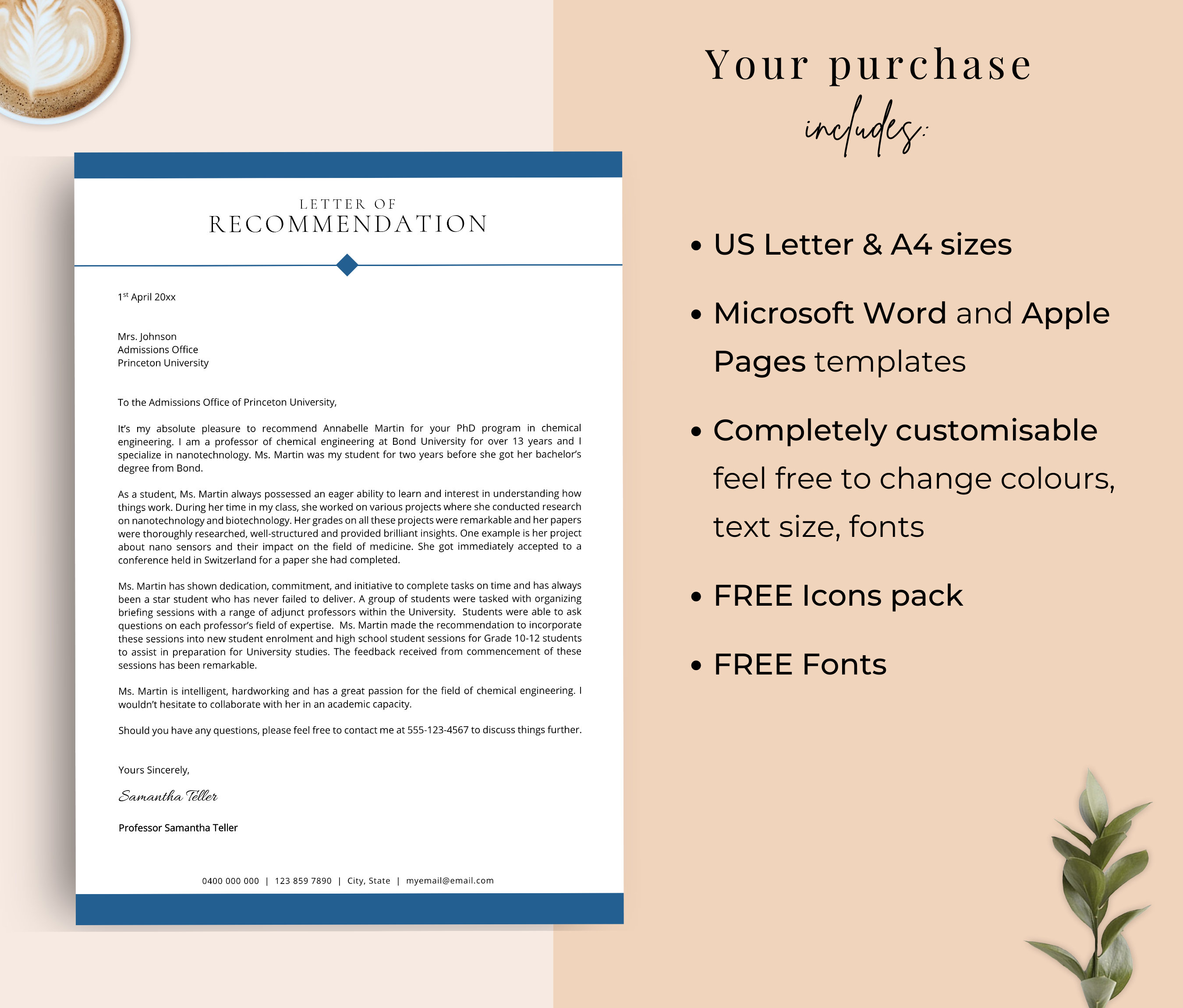 Princeton Acceptance Letter