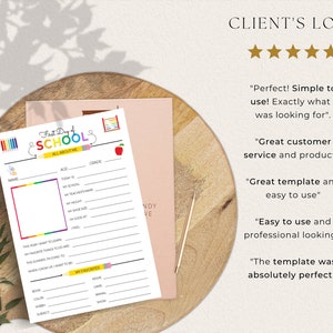 First Day of School Printable, Back to School Questionnaire, Last Day ...