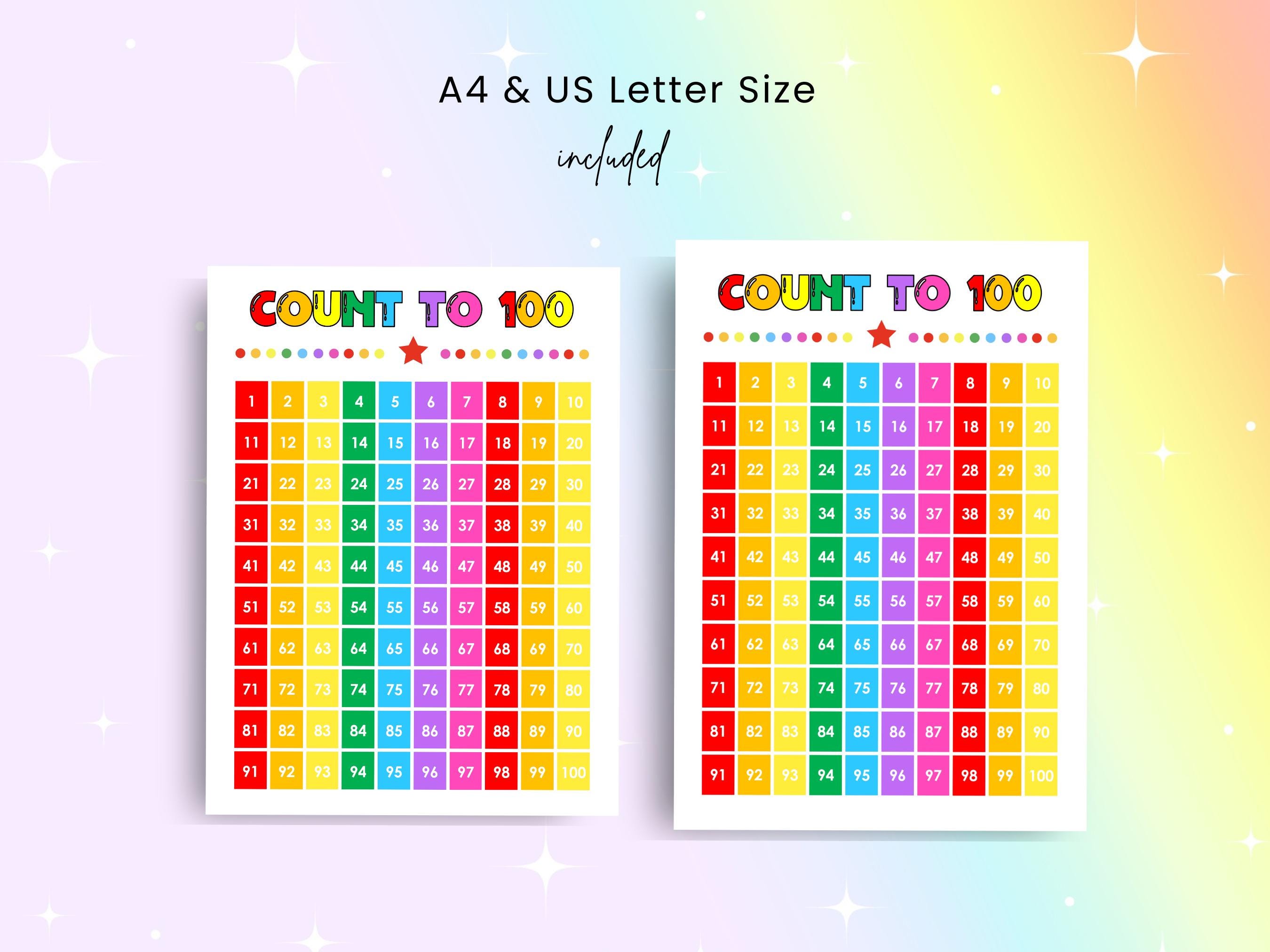 Numbers 1 100 List, Blank Hundreds Chart, Missing Numbers Worksheet 1 ...
