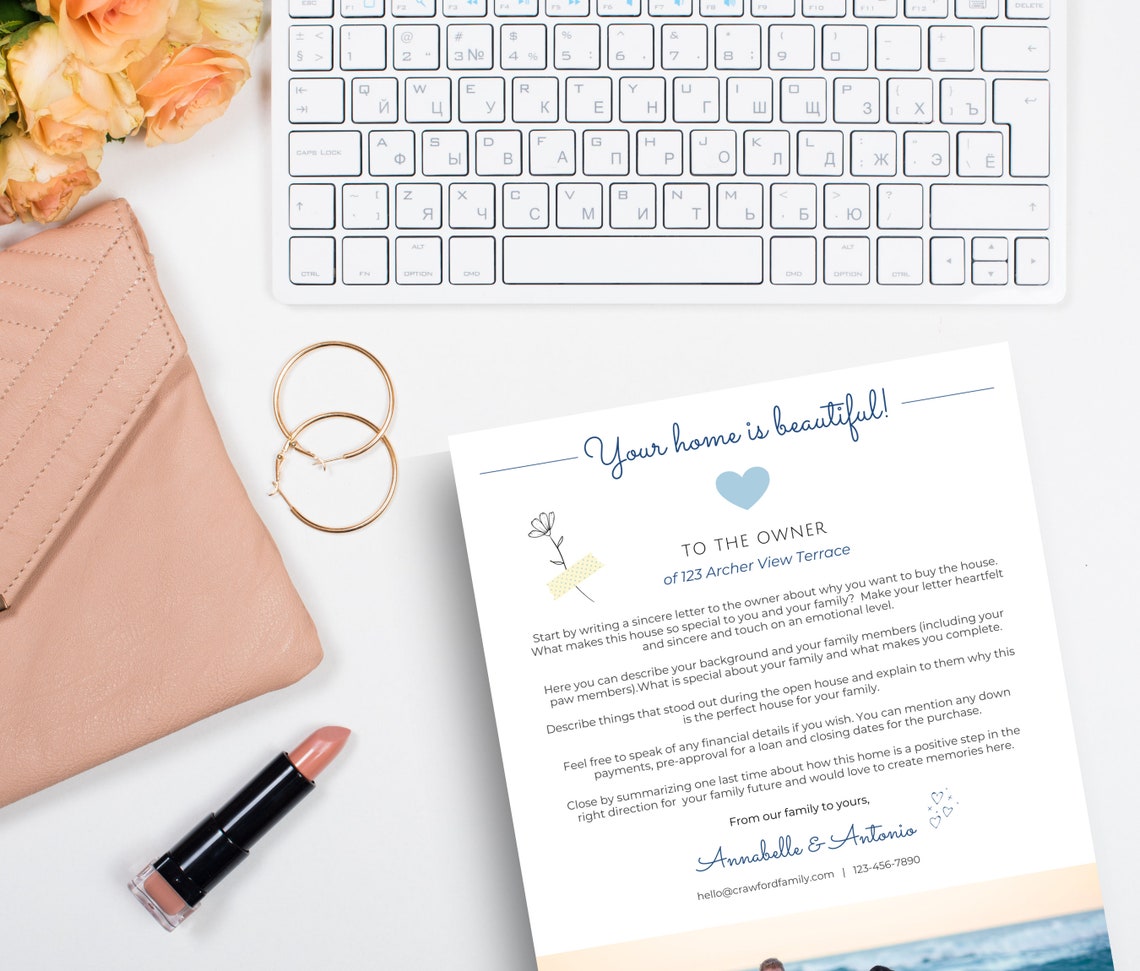 Buyer Letter Template, Home Buying Letter Template, Editable in Canva ...