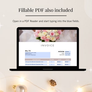 Photography Invoice Template, Invoice PDF Template, Wedding Invoice ...