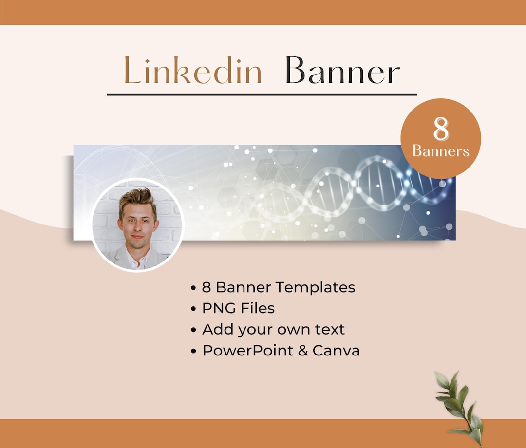 Customizable Linkedin Banner Template, Linkedin Marketing, Personalized ...