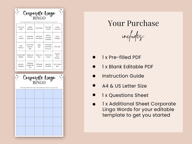 Editable Office Bingo, Employee Bingo, Office Party Games, Workplace ...
