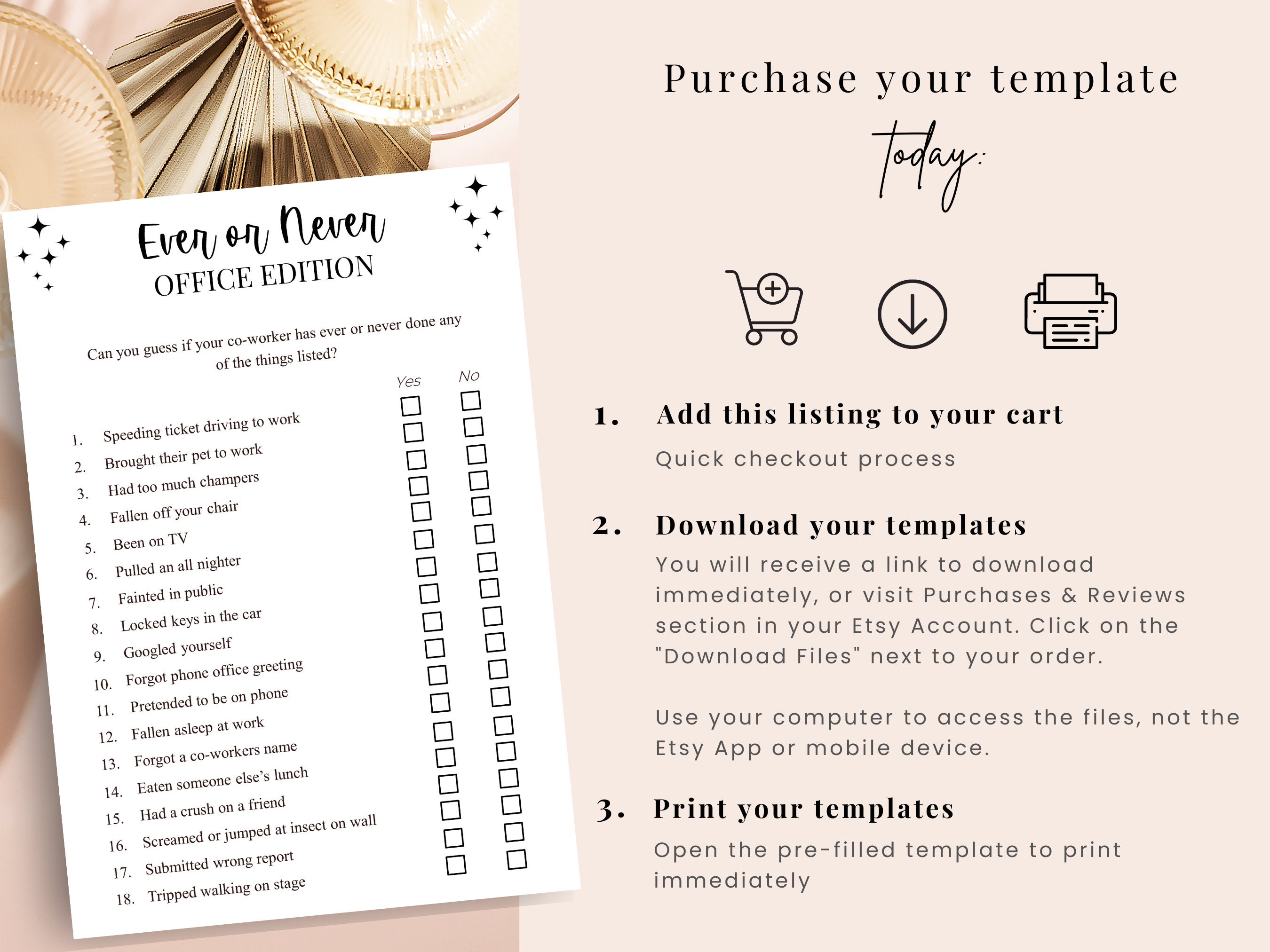 Ever or Never Game Work Party Games, Team Building Games Icebreaker ...