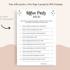 Office Feud, Family Feud Work, Work Party Game, Staff Party Games, Work ...