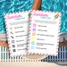 Summer Candy Dice Game, Printable Summer Game, Summer Party Games, Pool ...