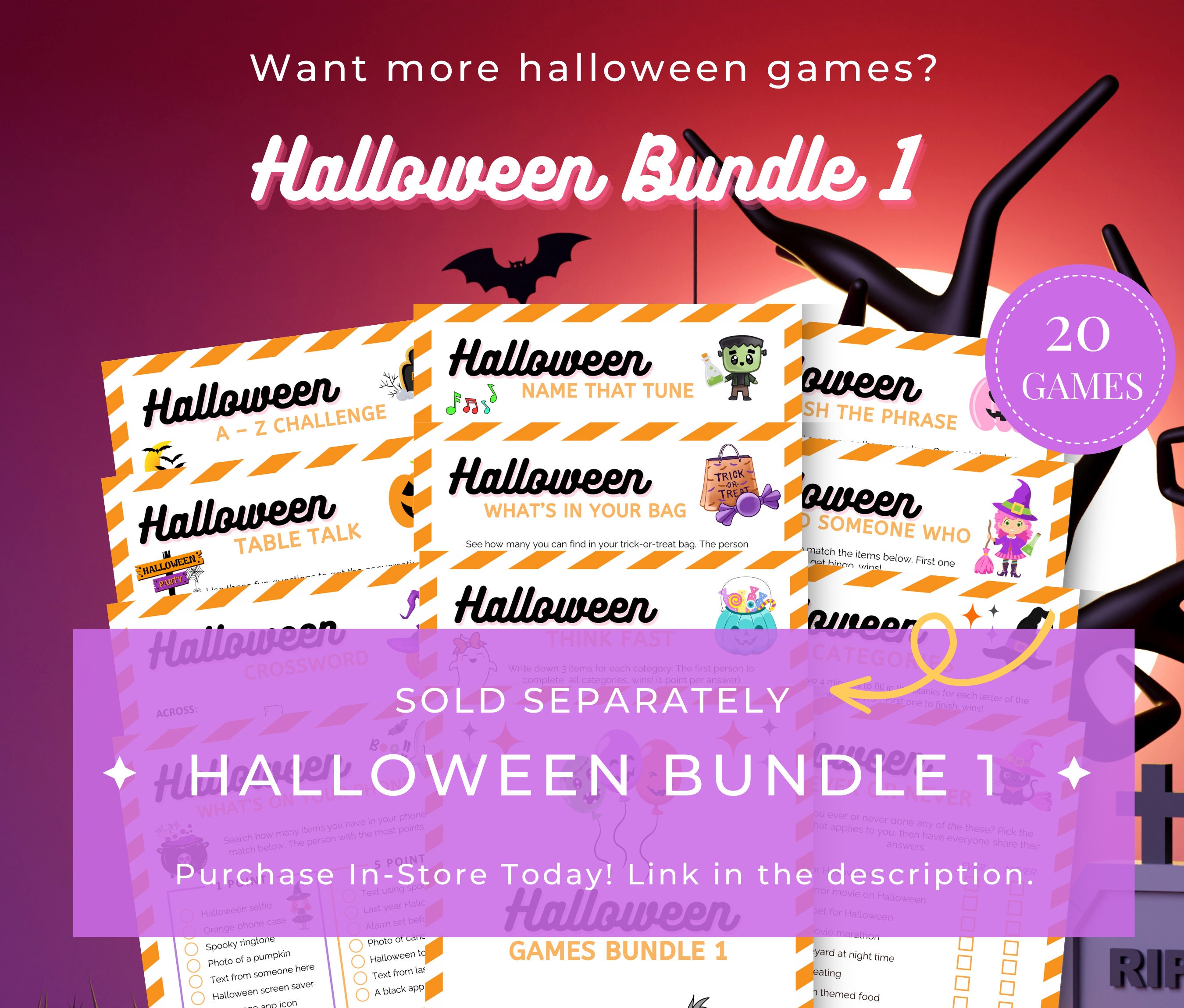 Halloween I Spy Printable Halloween Party Game I Spy - Etsy