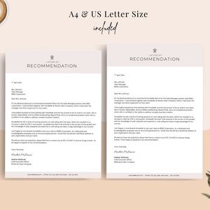 Recommendation Letter Template, Letter of Recommendation Template ...