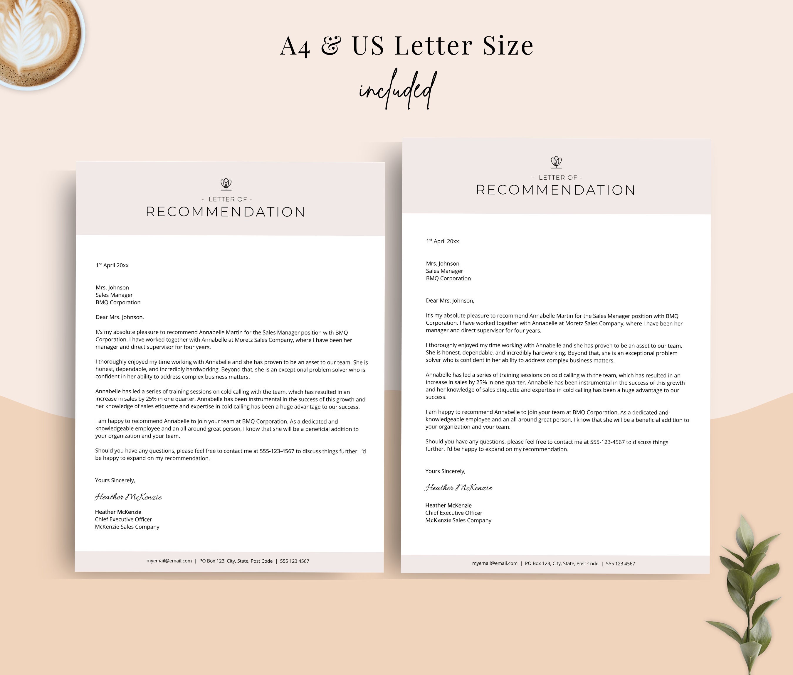 Recommendation Letter Template, Letter of Recommendation Template ...