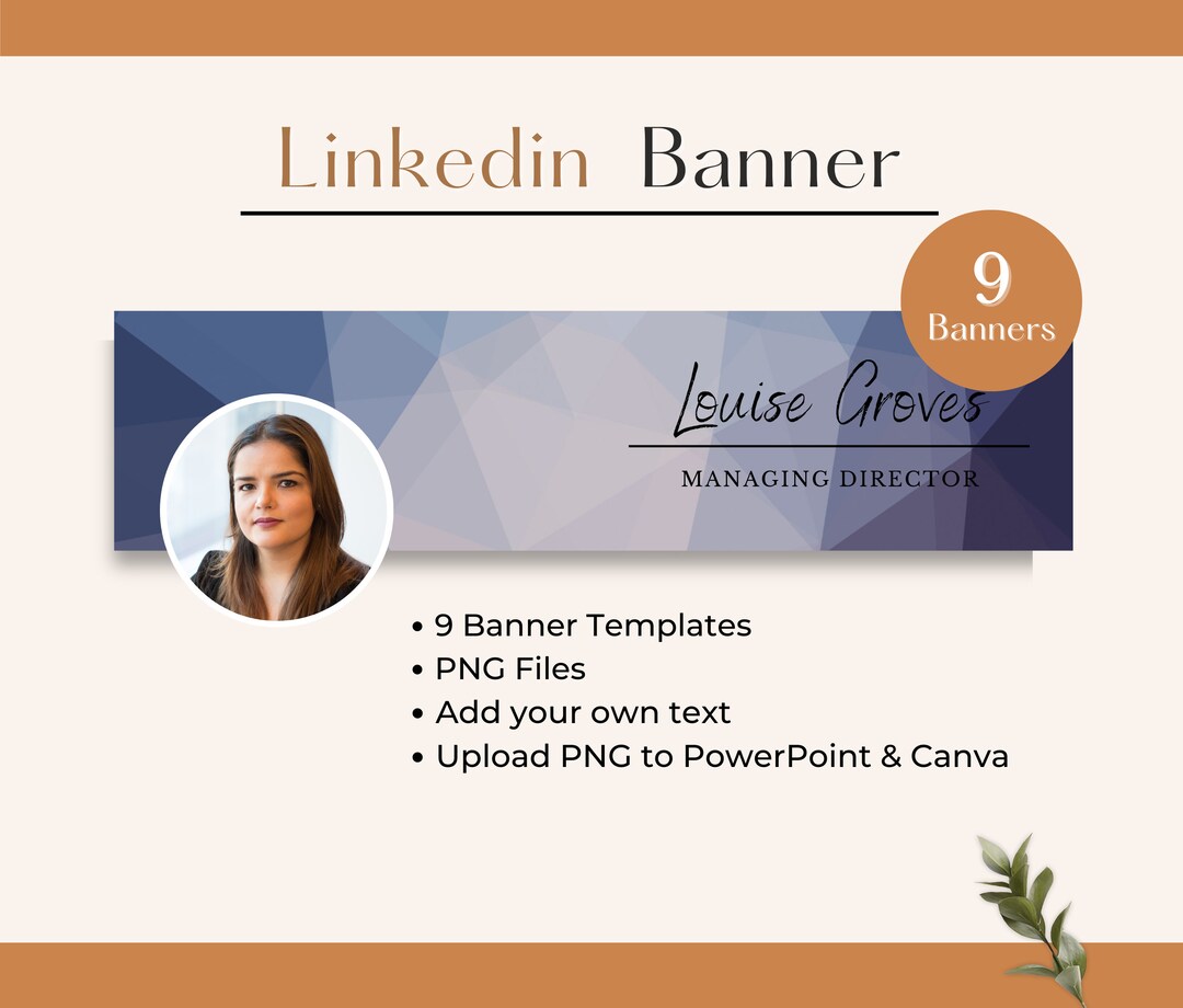 LINKEDIN Banner for Your Linkedin Profile Image, Linkedin Banner ...