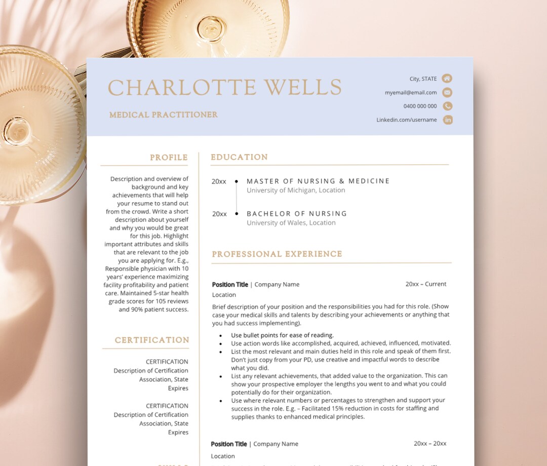 Student Nurse Resume Google Docs, Registered Nurse Resume Template ...