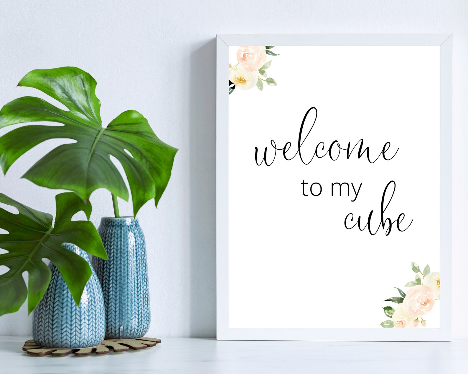 Cubicle Sign, Cubicle Decor for Office Walls, Welcome to My Cube ...