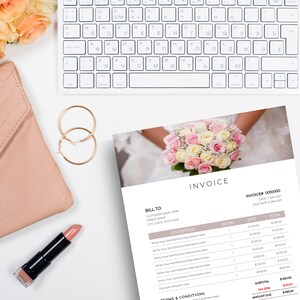 Photography Invoice Template, Invoice PDF Template, Wedding Invoice ...