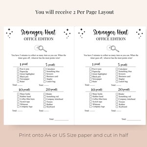 Scavenger Hunt for Office, Staff Appreciation, Team Building Game ...