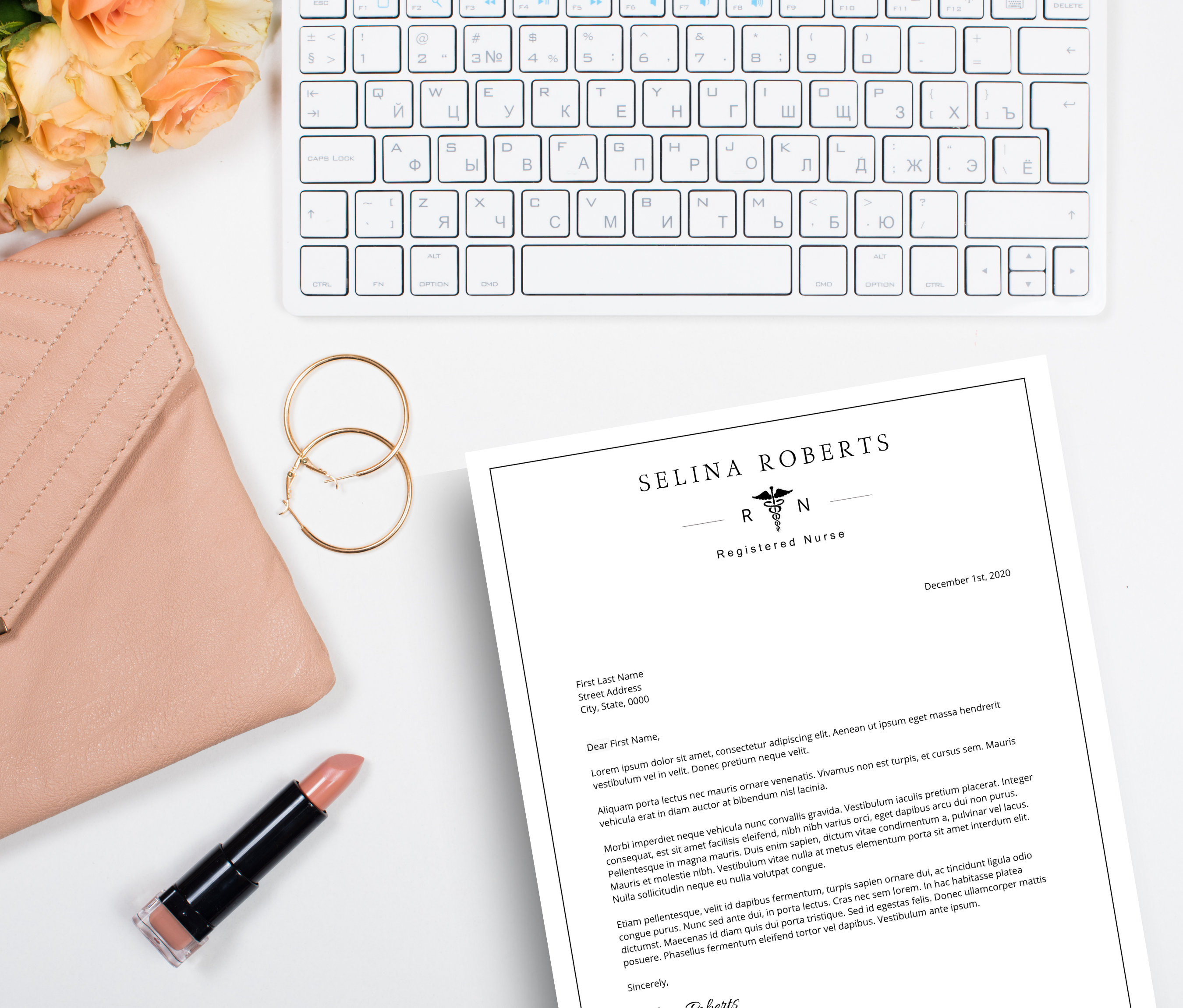 Minimal Letterhead Personal Letterhead Template, Letterhead Template ...