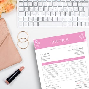 Invoice Template Graphic Designer, Business Invoice Template, Order ...
