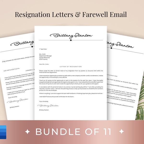 Resignation Letter - Etsy