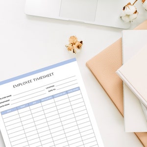 Timesheet Template, Employee Timesheet, Printable Work Schedule ...