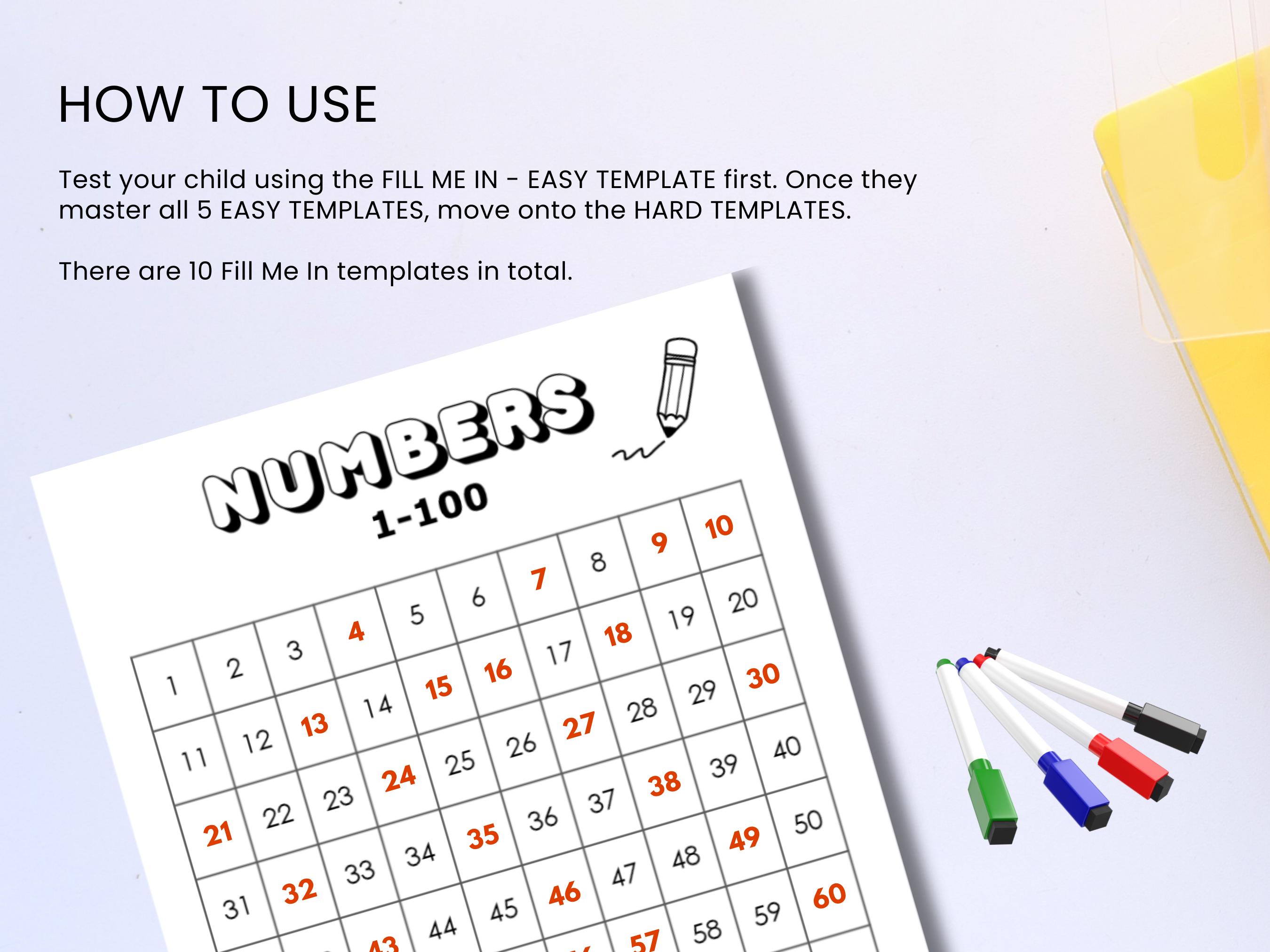 Number Chart 1-1000, Printable Number Chart, Hundreds Chart, Numbers 1 ...