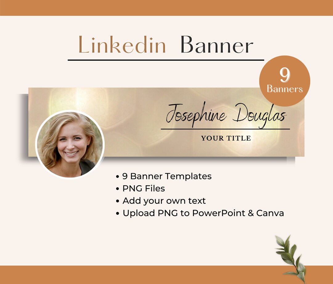 LINKEDIN Banner Header Template, Linkedin Profile Image, Linkedin ...