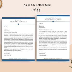 Letter of Recommendation for a High School Student, College Admission ...