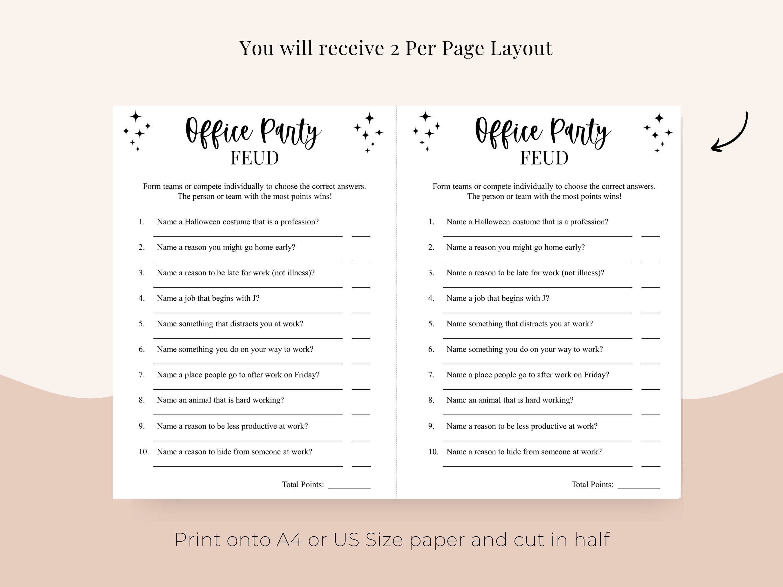 Office Feud, Family Feud Work, Work Party Game, Staff Party Games, Work ...