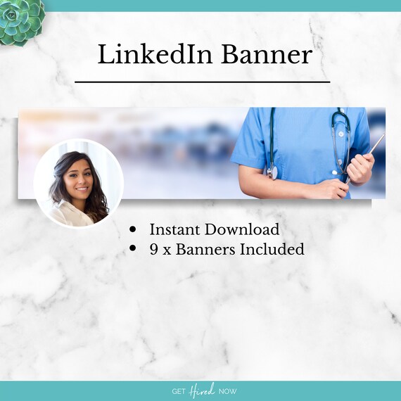 LINKEDIN Banner Template LinkedIn Background Banner for your | Etsy