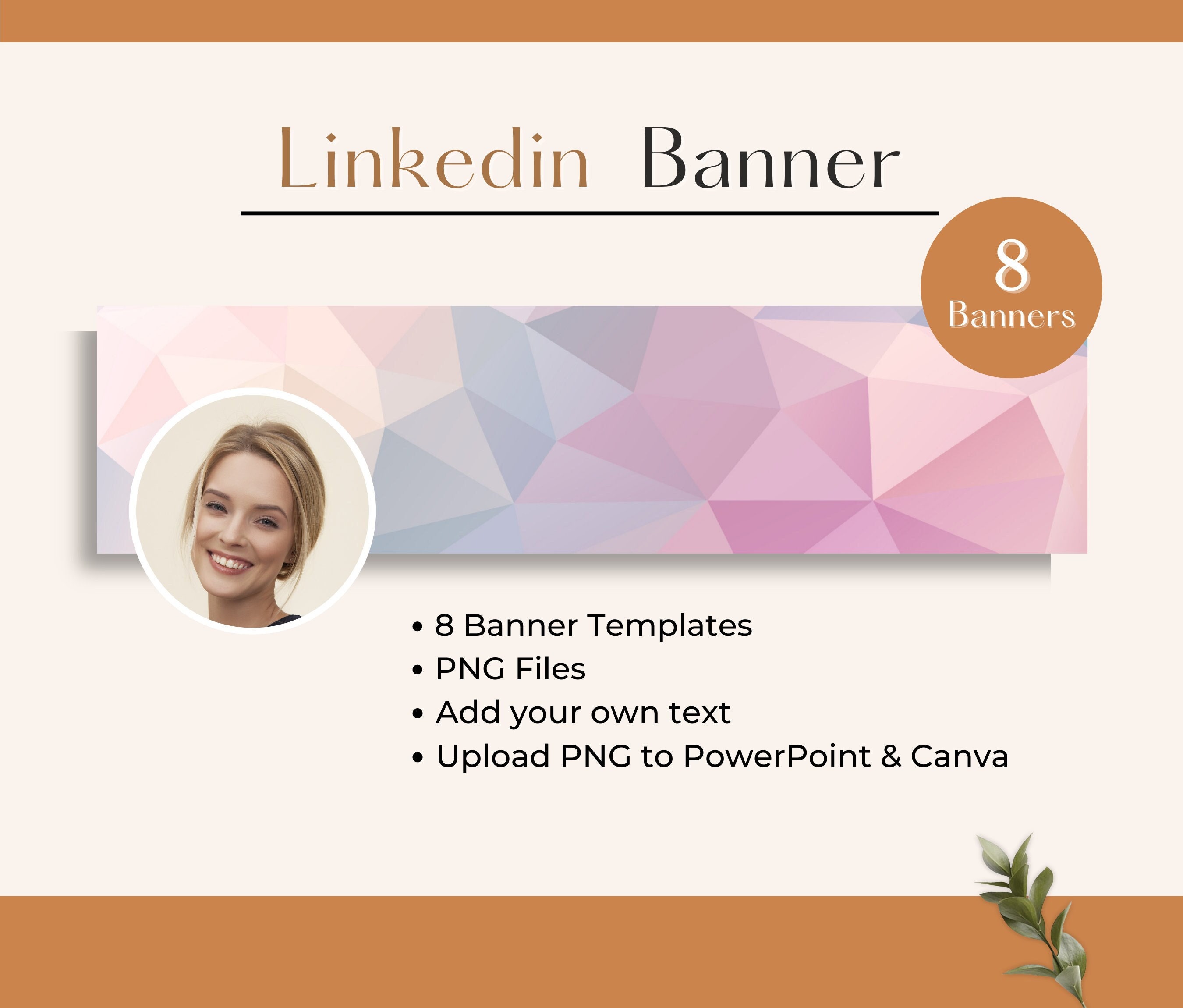 LINKEDIN Banner for Your Linkedin Personal or Business Profile, Instant ...