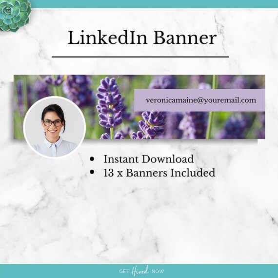 LINKEDIN Banner for Your Linkedin Profile Image Linkedin | Etsy