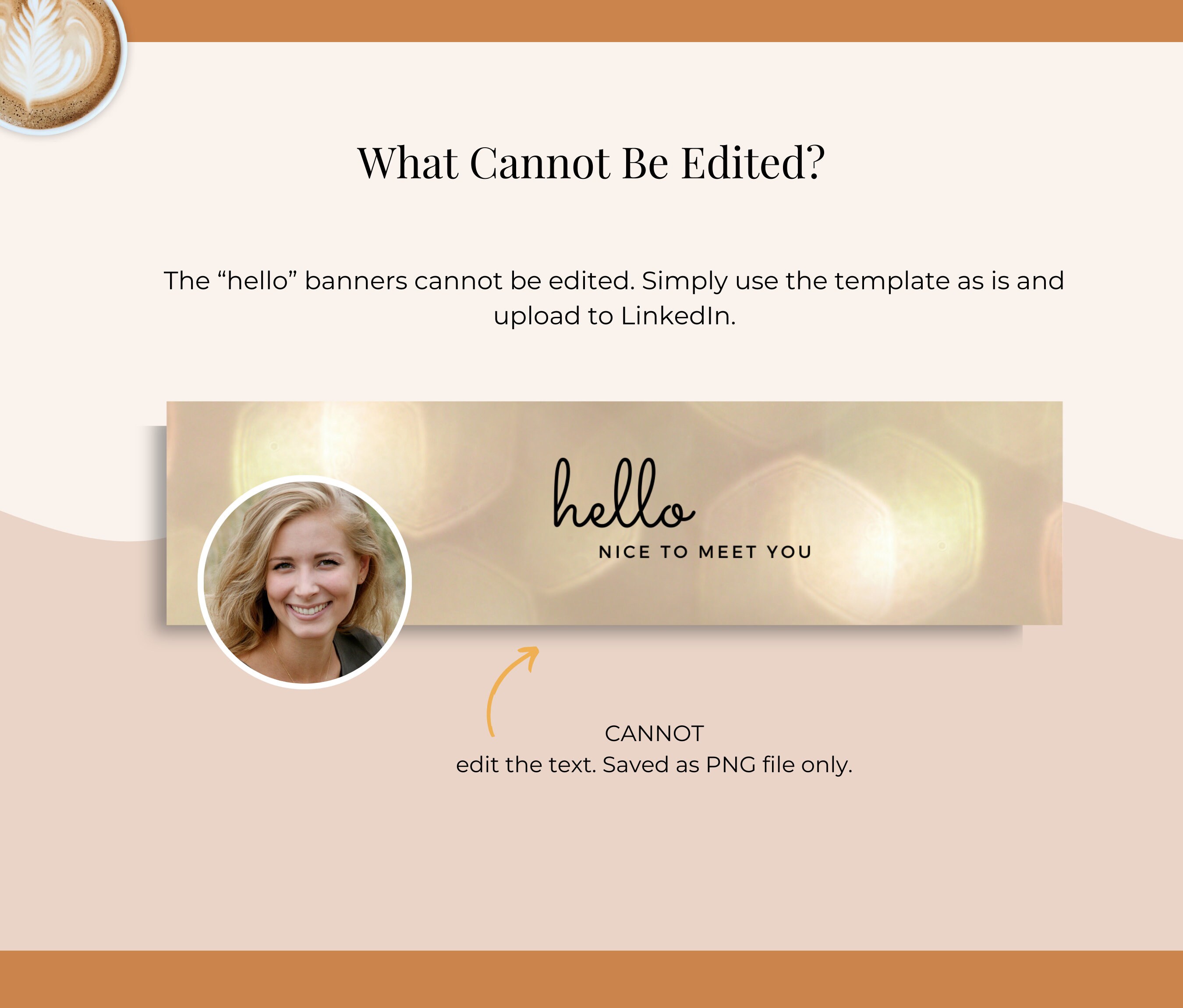 LINKEDIN Banner Header Template, Linkedin Profile Image, Linkedin ...