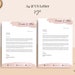 Letterhead Template for Word, Wedding Letterhead, Custom Letterhead ...