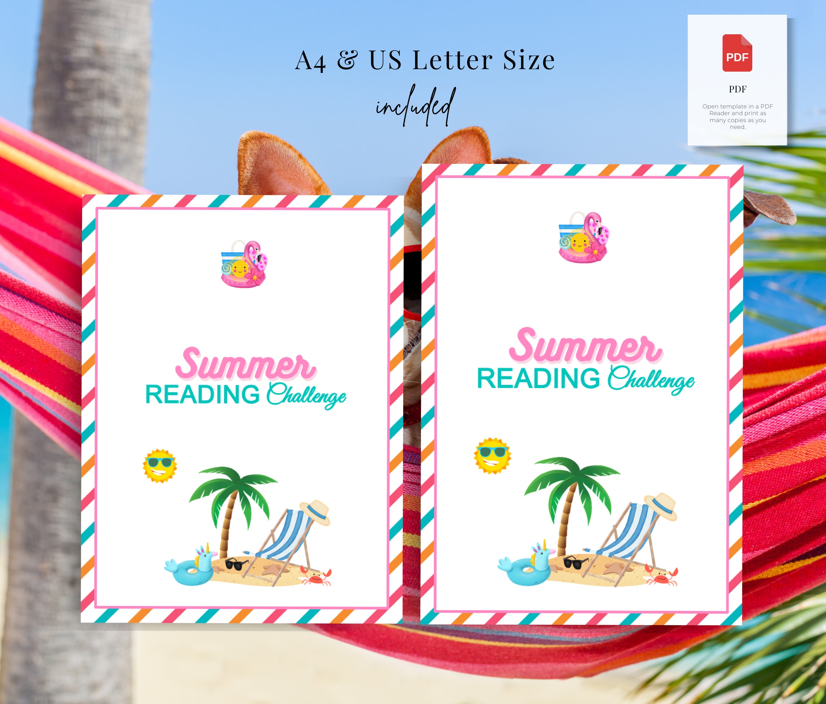 Reading Tracker for Kids, Printable Book Tracker, Summer Reading ...