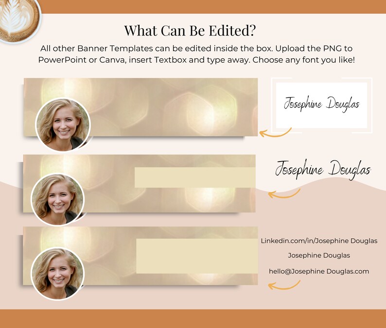 LINKEDIN Banner Header Template, Linkedin Profile Image, Linkedin ...