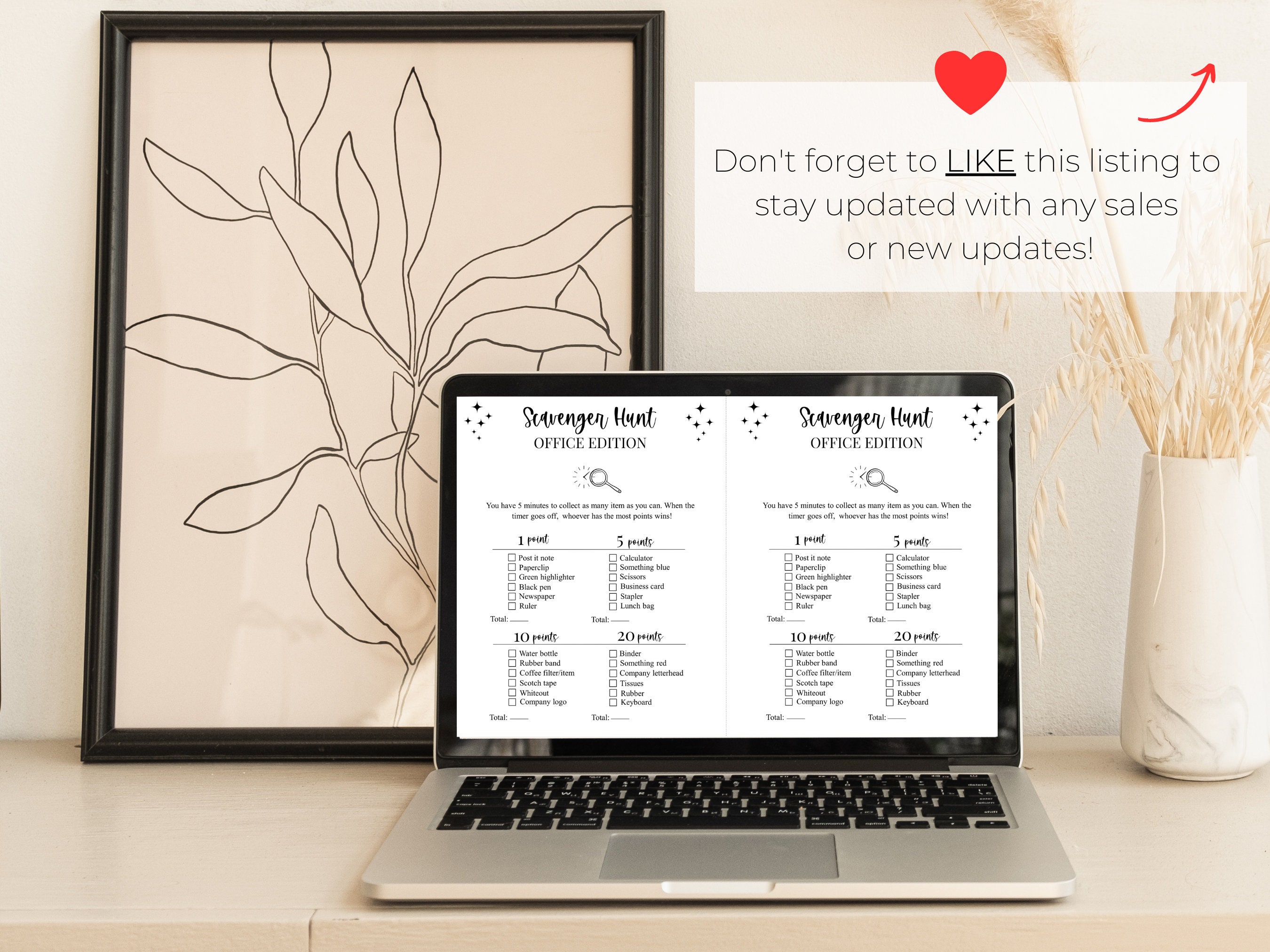 Scavenger Hunt for Office, Staff Appreciation, Team Building Game ...