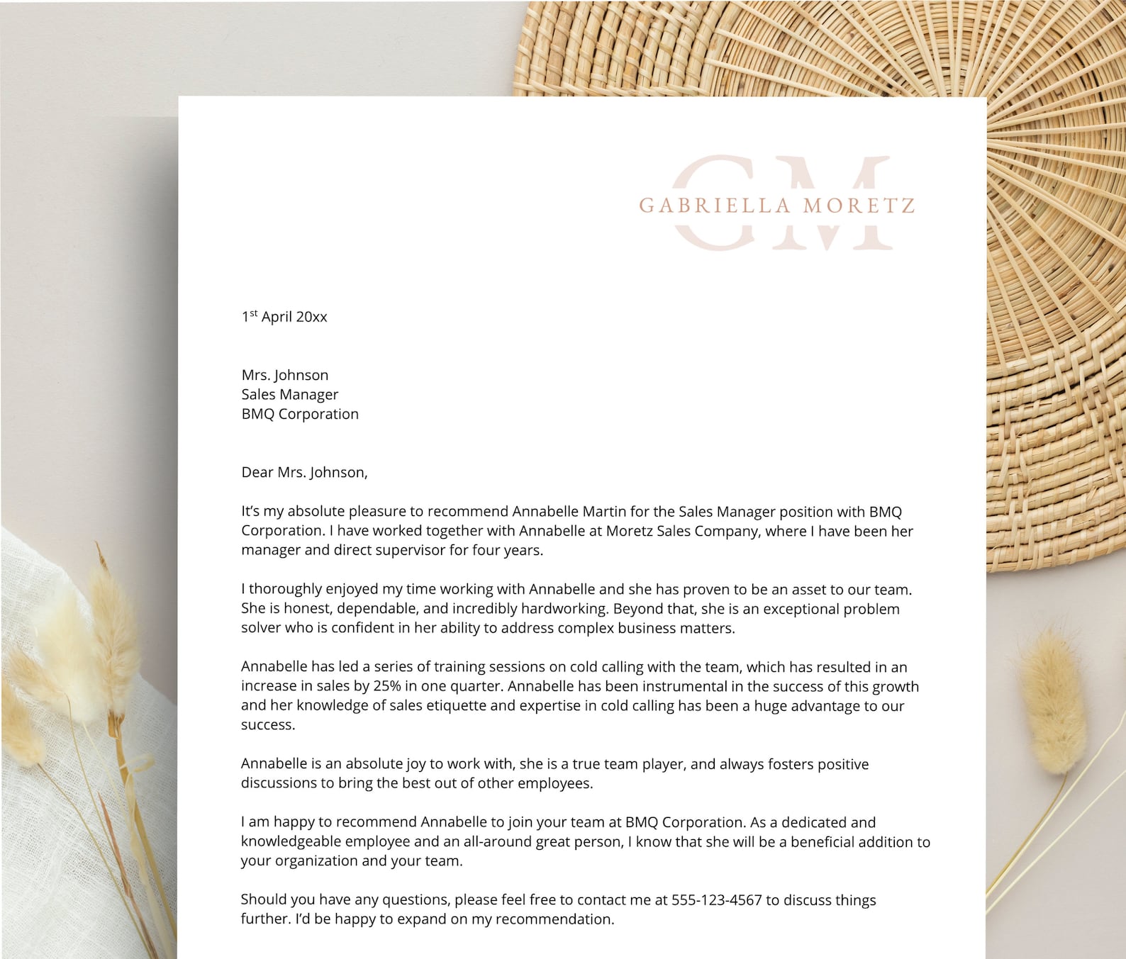 Modèle de lettre de recommandation, lettre de recommandation, modèle de ...