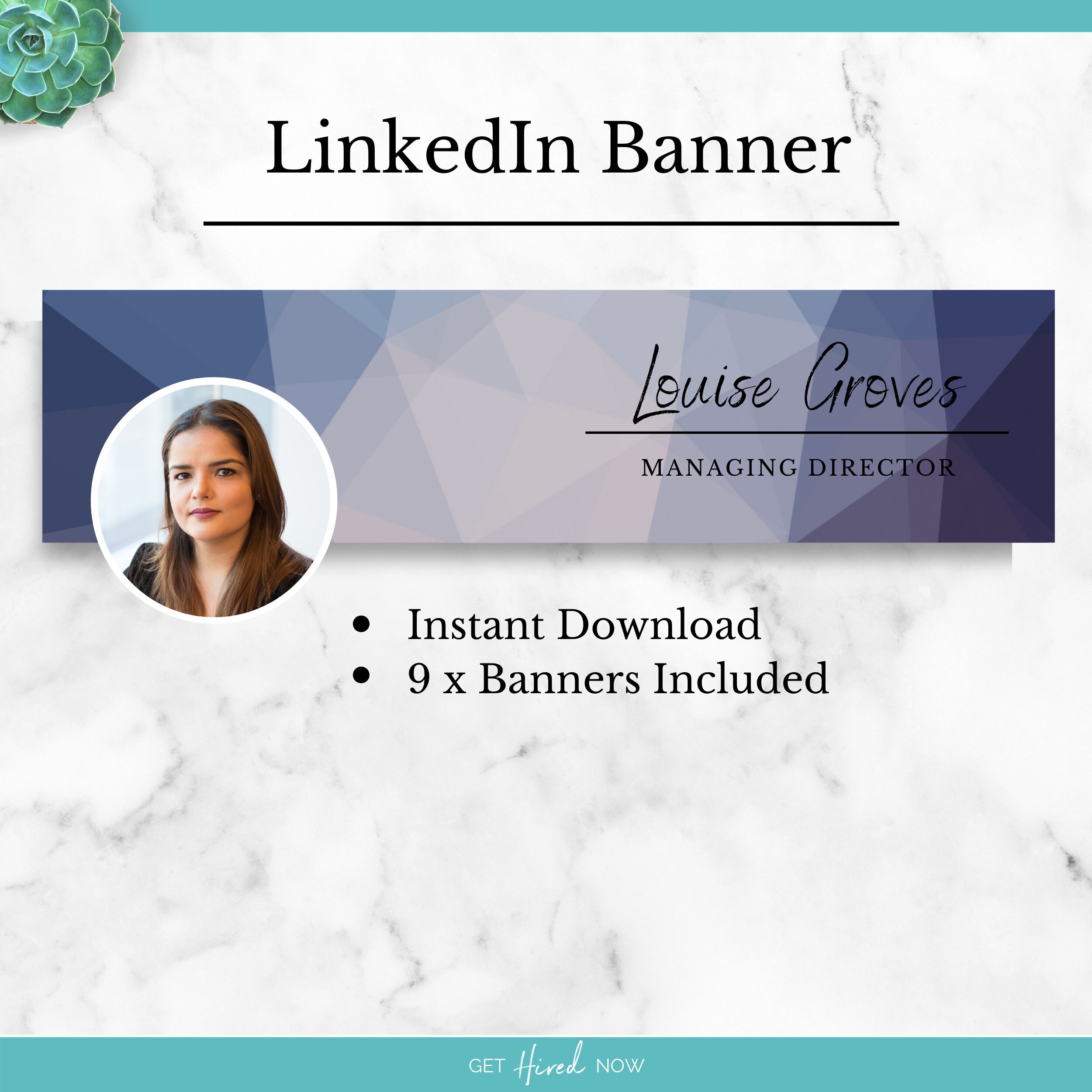 Instant Download LinkedIn Banner Template Personalized LinkedIn Banner ...