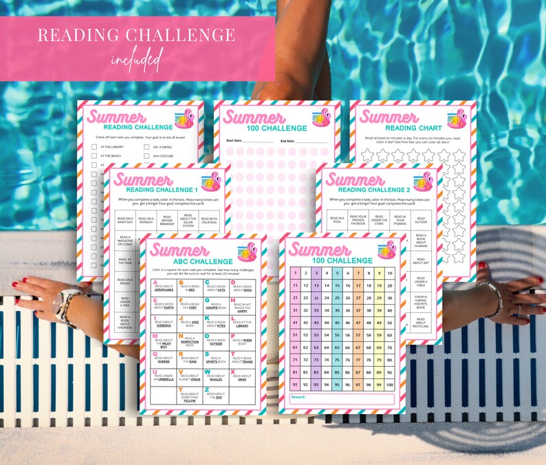 Reading Tracker for Kids, Printable Book Tracker, Summer Reading ...